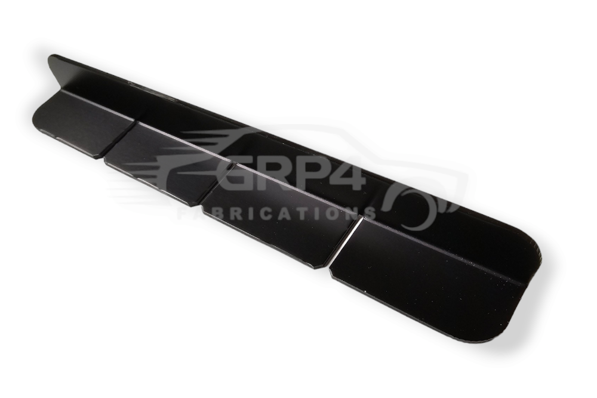 ALLOY LONG MUDFLAP BRACKET BLACK