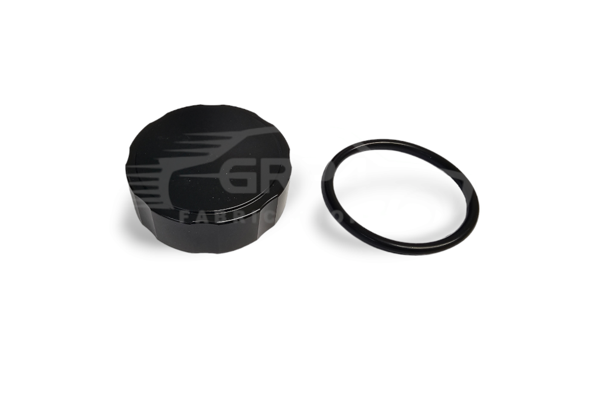 ALLOY FILLER CAP - BLACK