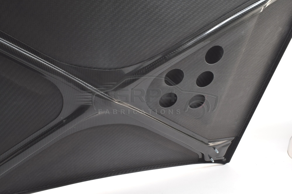 Mk2 Escort Carbon Bonnet With Scoop On Left