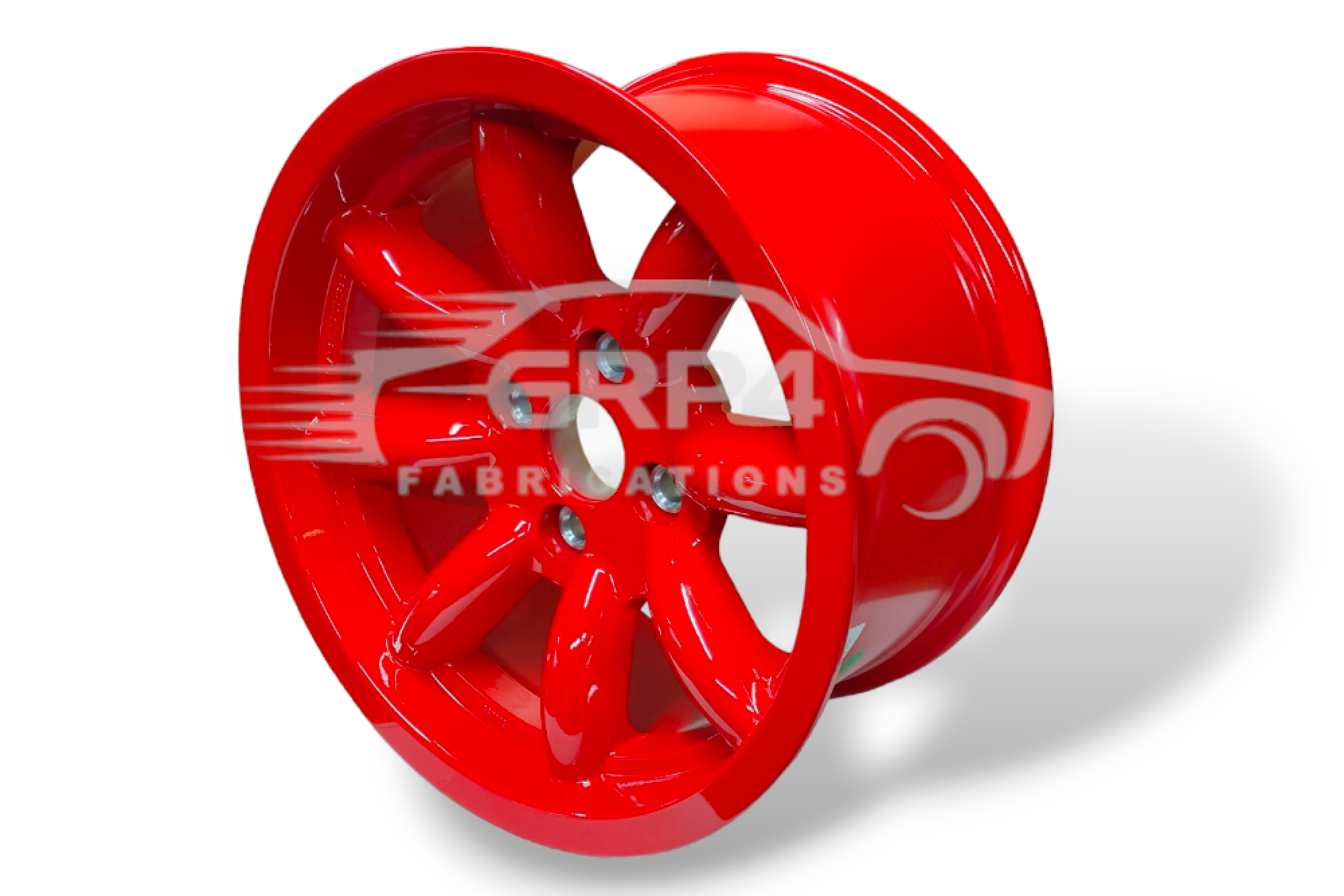 REVOLUTION RALLY 9 x 15 8 SPOKE RED WHEEL FOR ESCORT GROUP 4 FIT